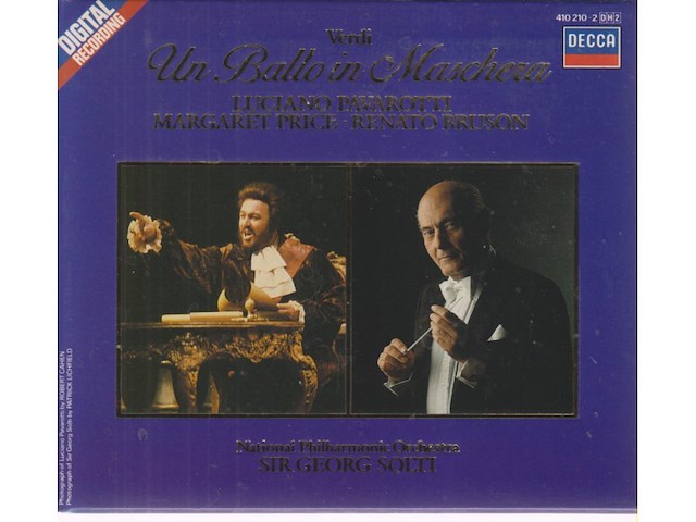 cd / Verdi - UN BALLO IN MASCHERA + 2 CD - perfektttttt