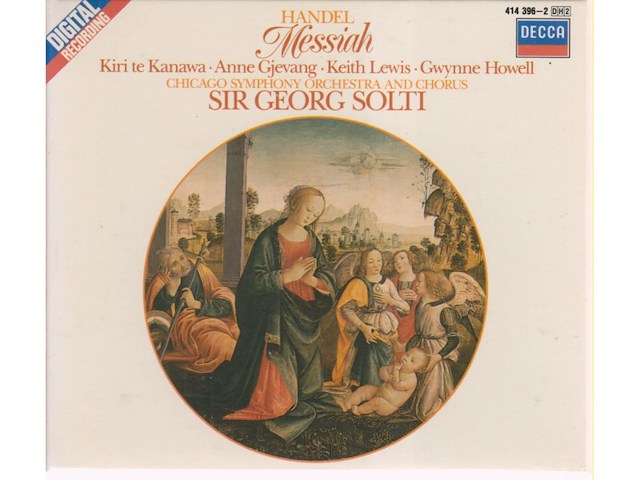 cd / HANDEL - MESSIAH + 2 CD - perfektttttttttttttt