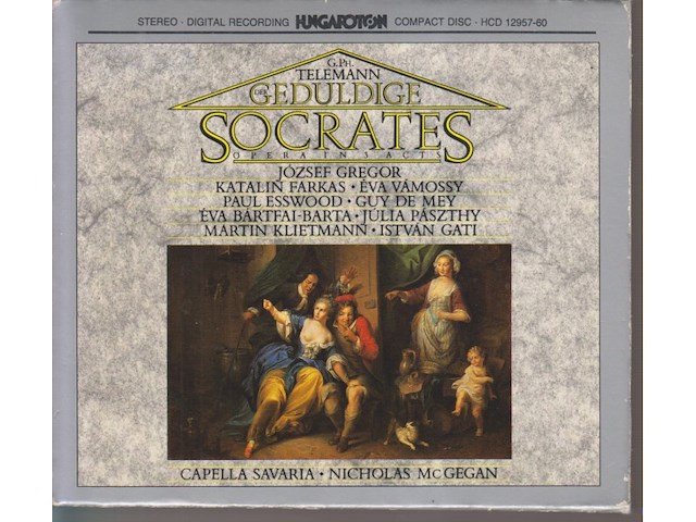 cd / TELEMANN - DER GEDULDIGE SOCRATES + 4 CD