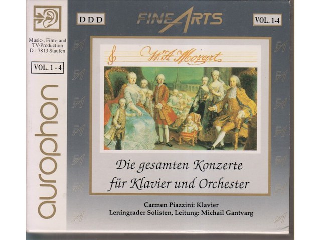 cd / MOZART EDITION - VOL. 1-4 + 4 CD perfekttttttttttt