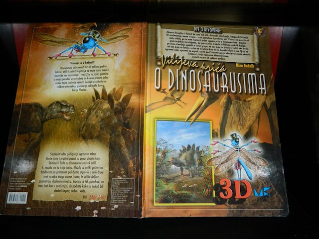 Priča o dinosaurusima (3D knjiga, 43cm)