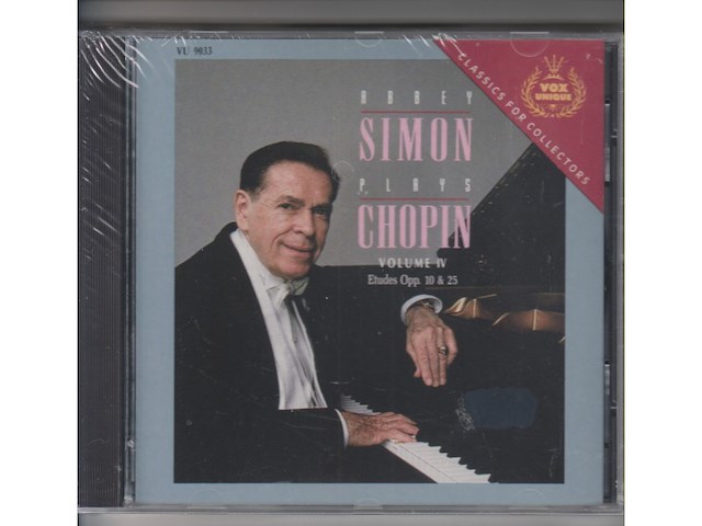 cd / ABBEY SIMON - PLAYS CHOPIN Volume IV - perfekttttt