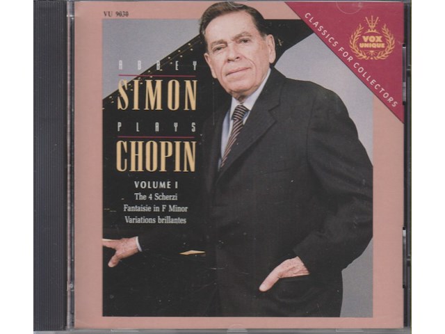 cd / ABBEY SIMON - PLAYS CHOPIN - Volume I - perfektttt
