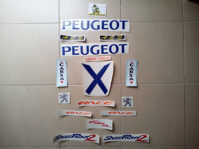 Nalepnice za motore Peugeot SpeedFight2 XRace