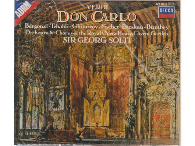 cd / Verdi - DON CARLO + 3 CD - perfekT
