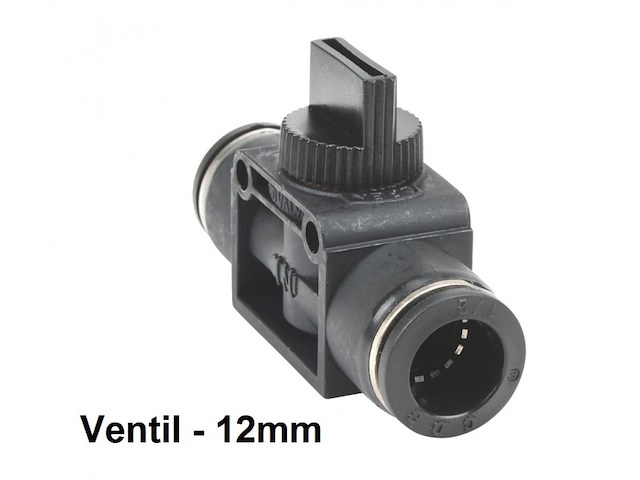 Pneumatski rucni ventil 12mm - HVU12-12