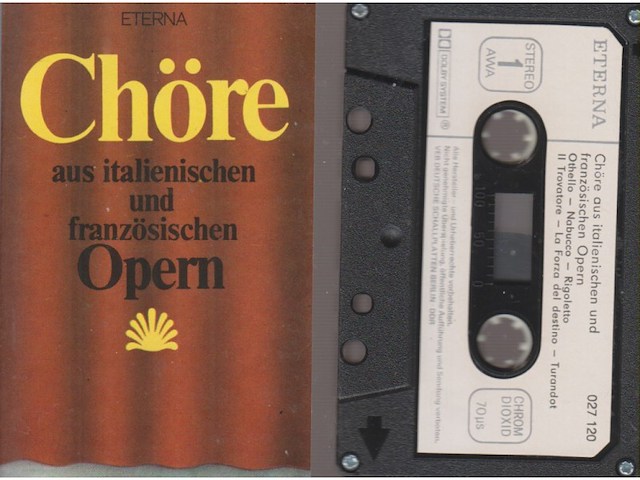 Ф CHORE aus italienischen und franzosischen OPERN