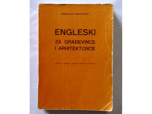 Engleski za građevince i arhitektonce