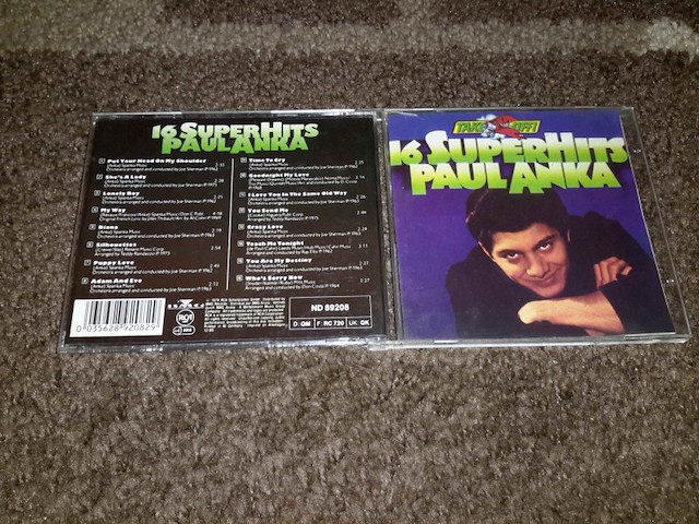 Paul Anka - 16 super hits , BG