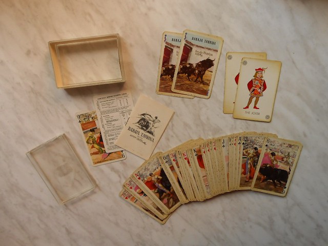 Baraja Taurina vintage karte za poker 1965