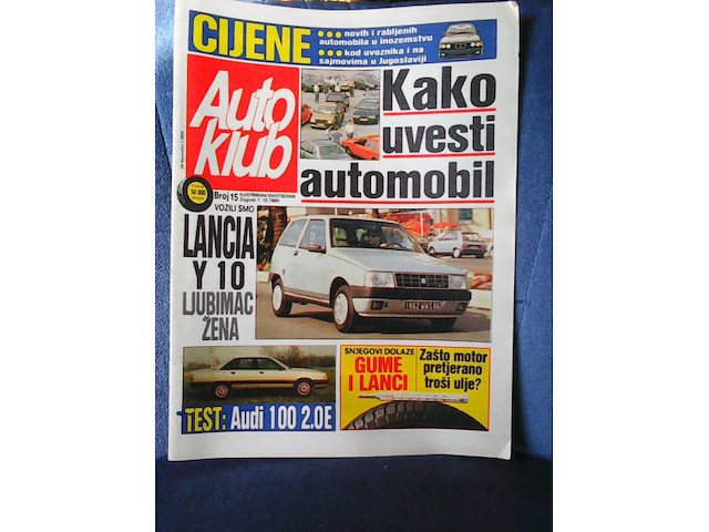 AUTO KLUB BR15/1989