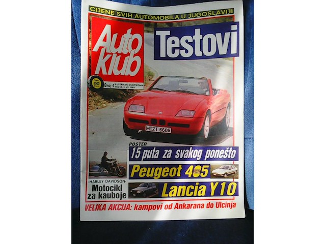 AUTO KLUB BR4/1989