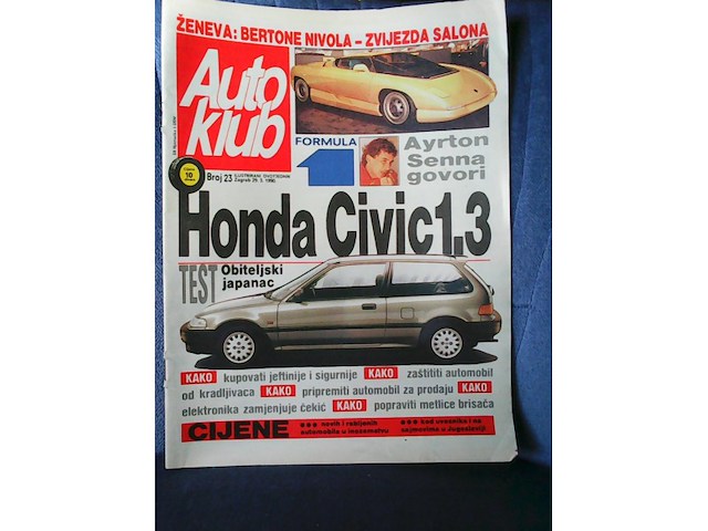 AUTO KLUB BR23/1990