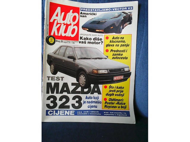 AUTO KLUB BR25/1990