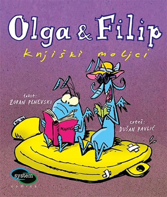 System comics OLGA & FILIP - KNJIŠKI MOLJCI