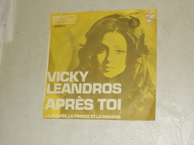 Vicky Leandros ‎– Après Toi  PGP RTBEUROVISION 72