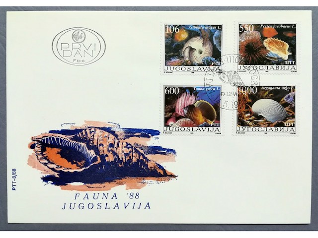 FDC 1988 FAUNA