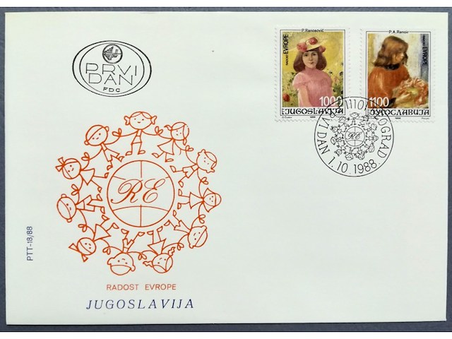 FDC 1988 DEČJA NEDELJA