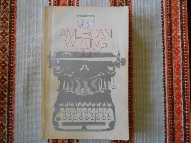 American Writing Today - Vol. 1