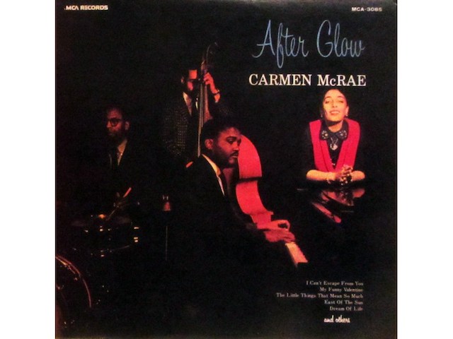 LP: CARMEN McRAE - AFTER GLOW (JAPAN PRESS)