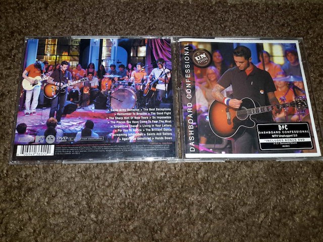 Dashboard Confessional - MTV unplugged CD+DVD ,ORIGINAL