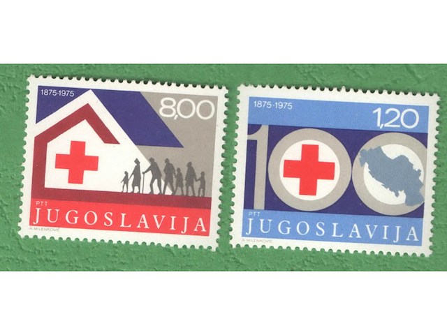 Jugoslavija 1975 100 god crvenog krsta