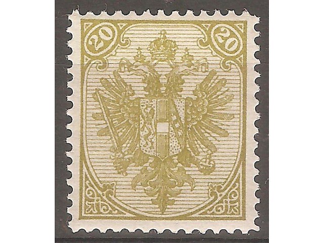 1879 -1894 - BiH Redovne 20 krajcara MNH