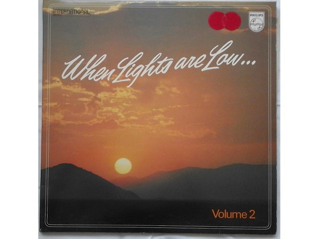 VARIOUS  -  2LP When  Lights  Are  Low  Volume 2