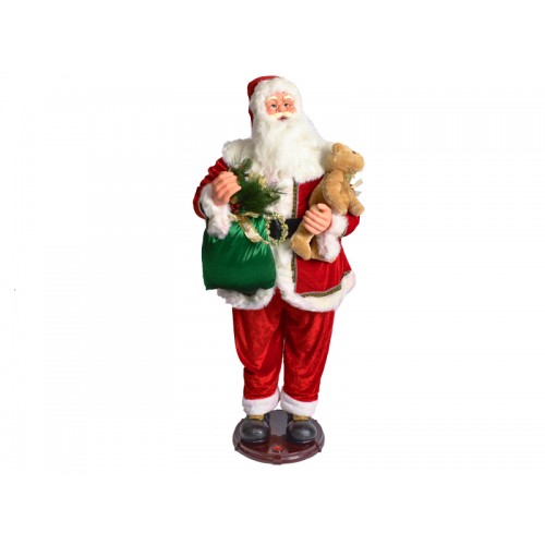 Muzički deda Mraz koji se okreće 150 cm