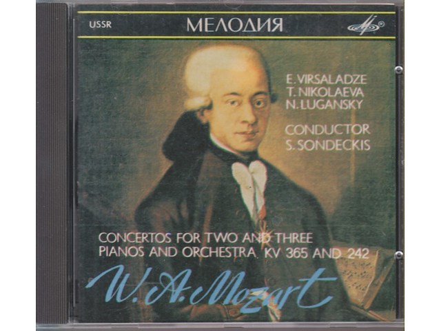 cd / MOZART - Concertos for two and three - ruski CD