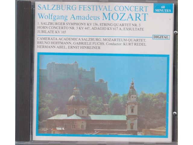 cd / SALZBURG FESTIVAL CONCERT - MOZART - perefkttttttt