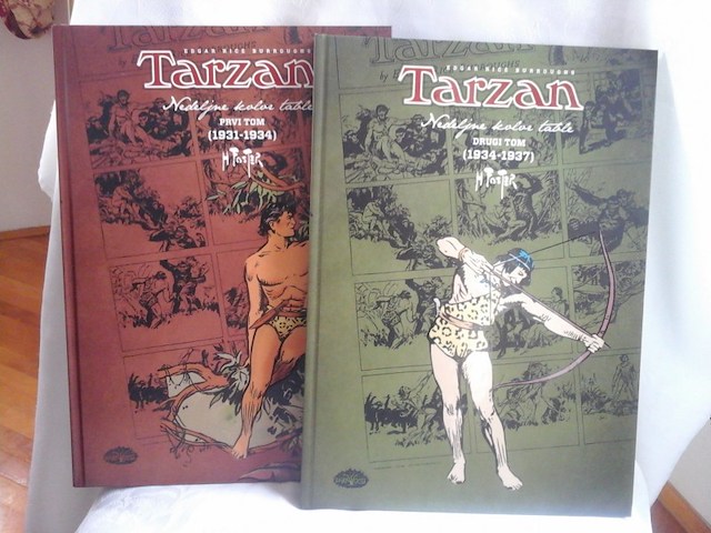Tarzan Edgar Rajs Berouz Foster Nedeljne kolor table
