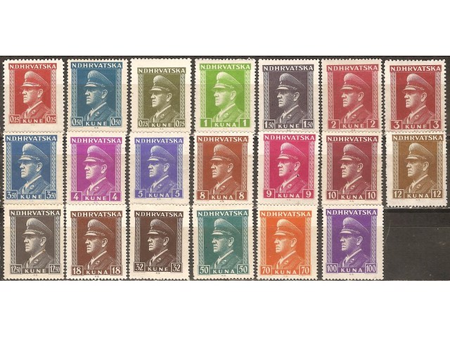 1943 - 44 - NDH A. Pavelic MH