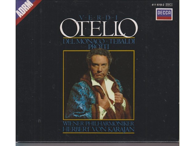 cd / Verdi OTELLO + 2 CD - Mario del Monaco - perefkttt