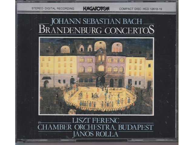 cd / Bach BRANDENBURG CONCERTOS + 2 CD - perfektttttttt