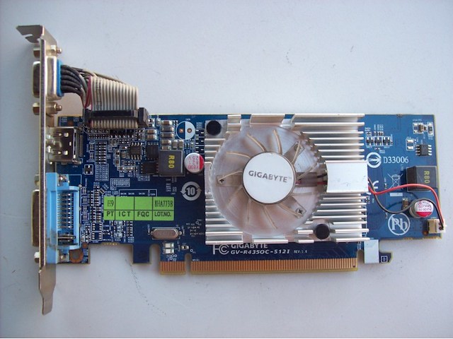 Gigabyte  ATI HD 4350 512mb ddr2  pci-e hdmi