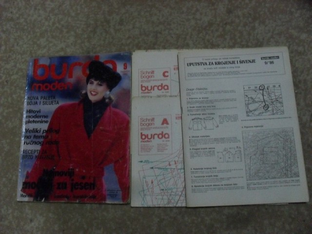 BURDA - 9/1986