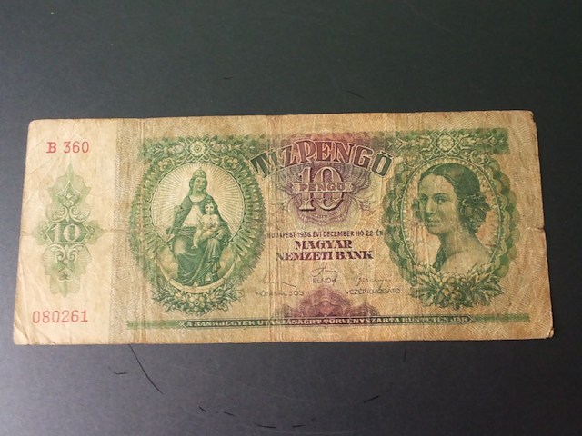 10 pengo Magyar Nemzeti bank 1936