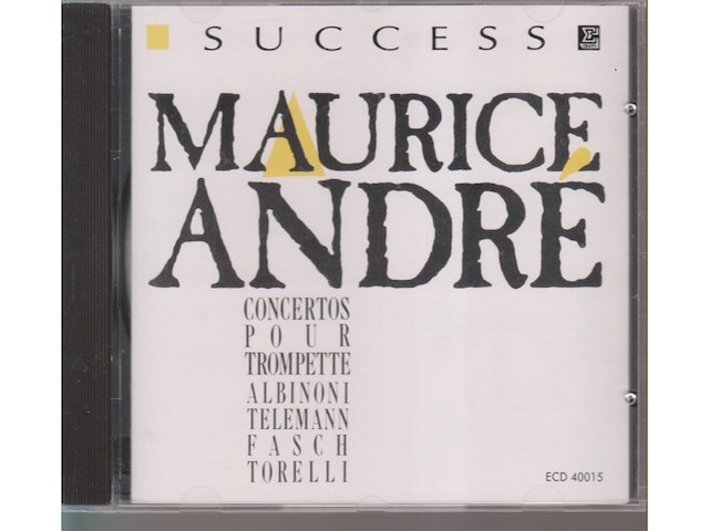 cd / MAURICE ANDRE - Albinoni - Telemann - Fasch - Tore
