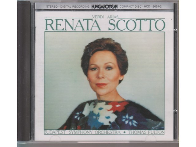 cd / Verdi arias - RENATA SCOTTO - ekstra !!!!!!!!!