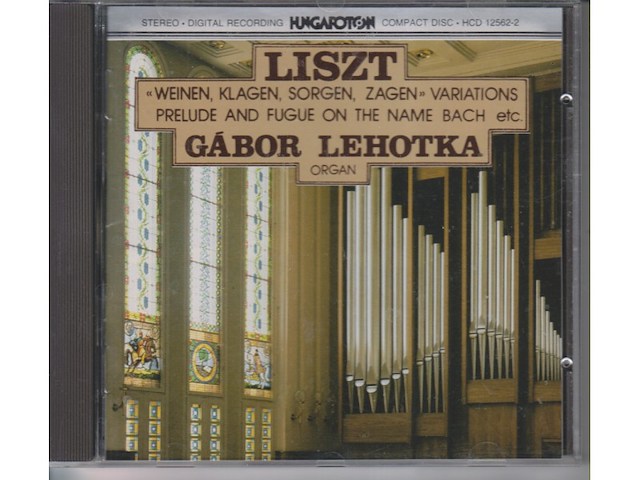 cd / LISZT FERENC - Weinen, Klagen + Ave Maria.........