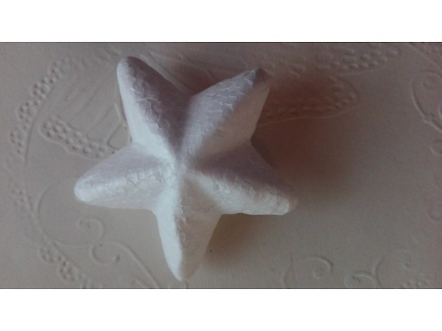 *U148--- Zvezda od stiropora, 6cm/kom