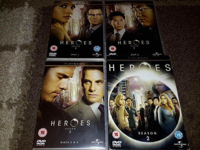 Heroes , Season 2 4DVDa , ORIGINAL