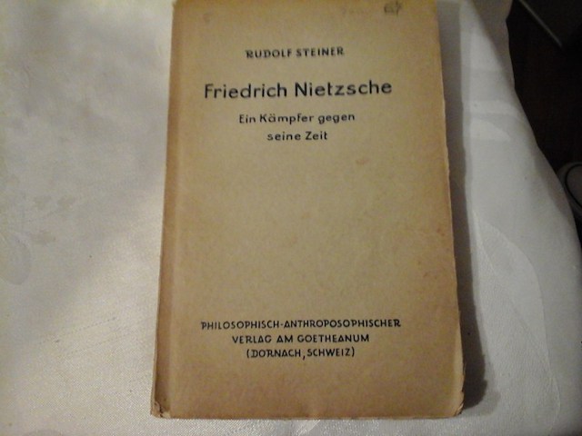 Friedrich Nietzsche Rudolf Steiner