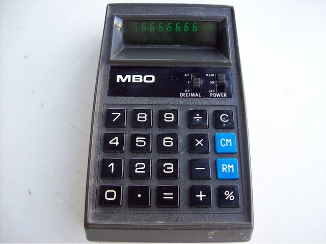 Retro digitron MBO ,Made in Japan