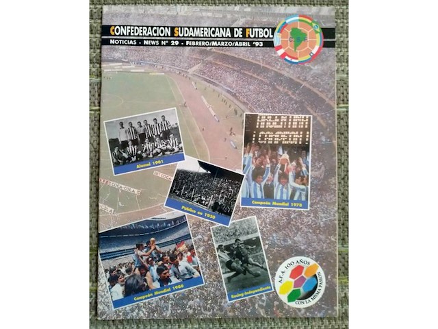 Časopis: Conmebol br. 29 (feb.-mart-april 1993. god.)