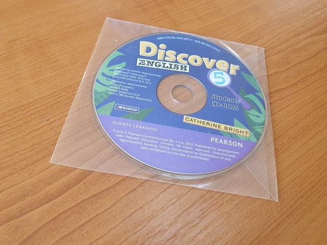 CD Discover English 5 CD samo disk