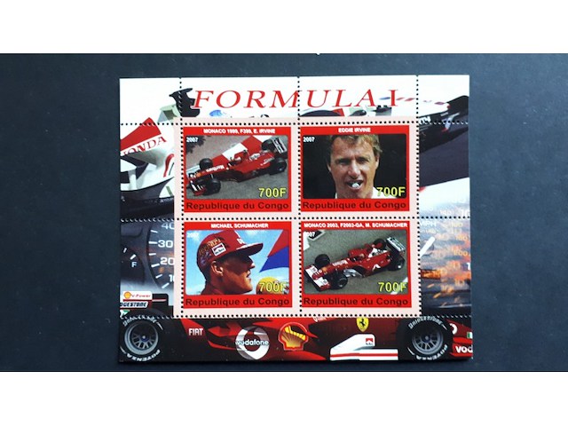 Formula 1 (Schumacher, Irvine) - R. Kongo 2007 **A 742