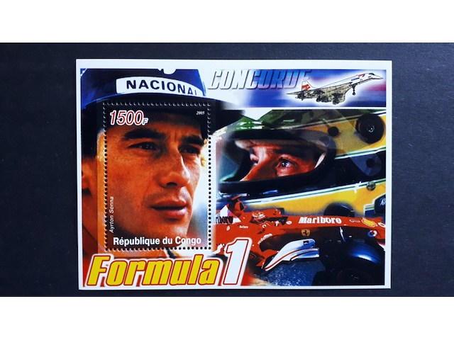 Formula 1 (Ayrton Senna) - Rep. Kongo 2005. ** A 722