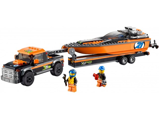 LEGO City 60085-1: 4x4 with Powerboat
